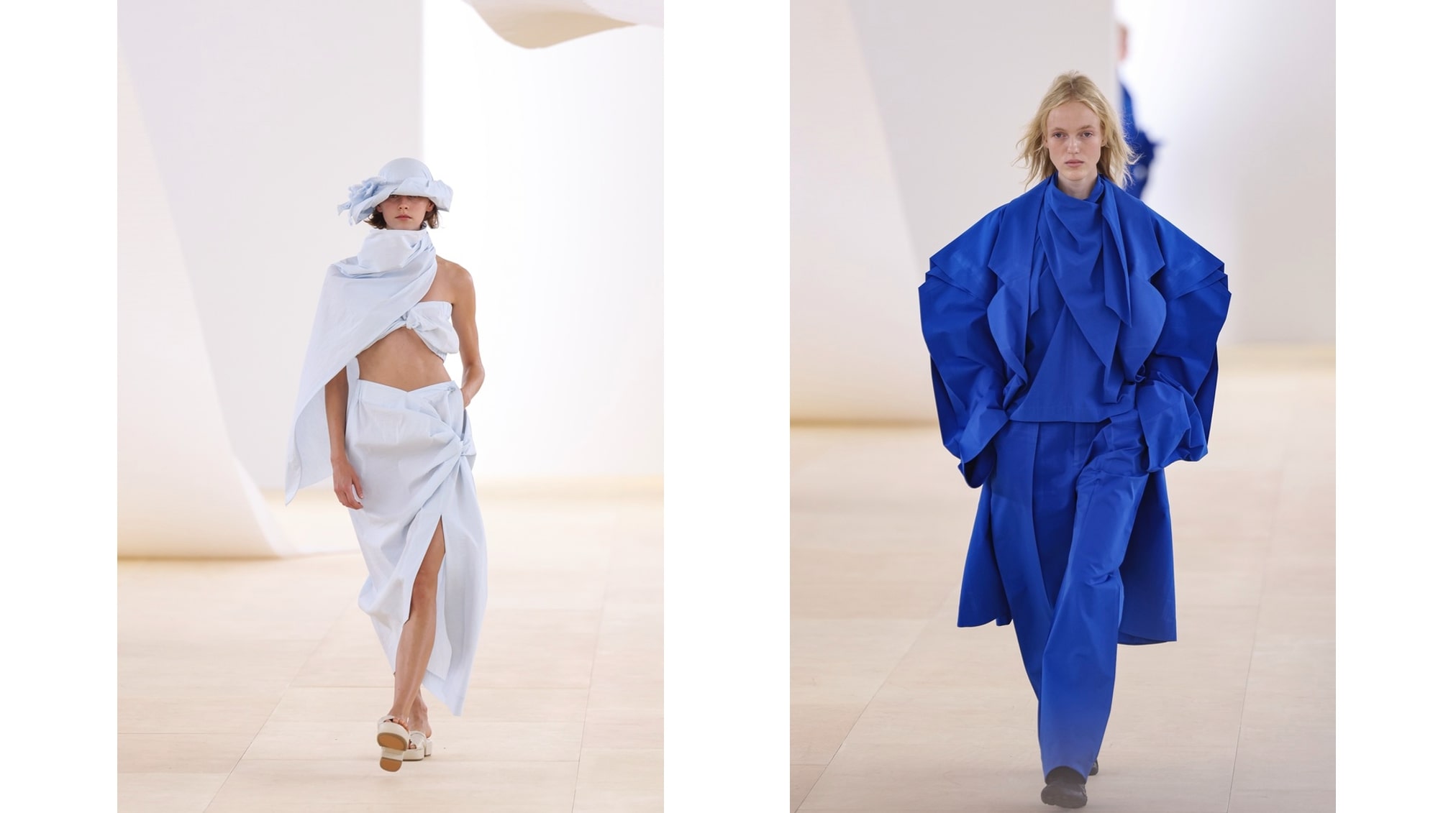 折り紙を詩的に演出 ISSEY MIYAKEの2024春夏コレクション - NewSphere | DIRECTION